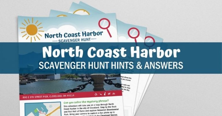 North Coast Harbor Scavenger Hunt Hints & Answers