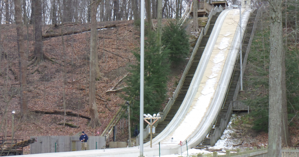 Best Sledding in Northeast Ohio + Map of the Sled Riding Hills