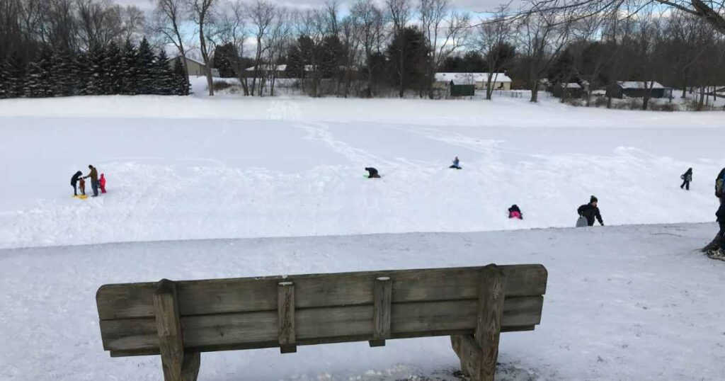 Best Sledding in Northeast Ohio + Map of the Sled Riding Hills